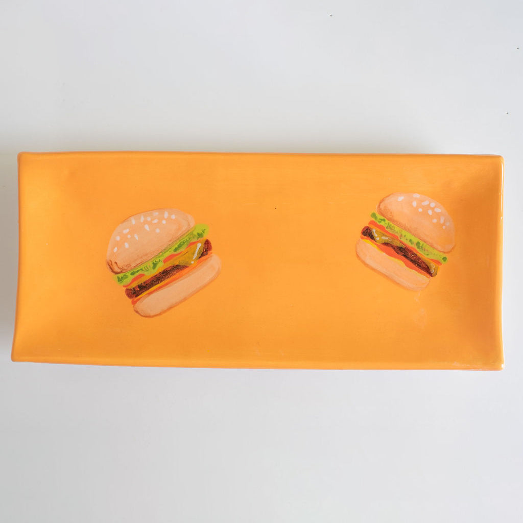 Burger Platter – Happy Potter Pottery Studio
